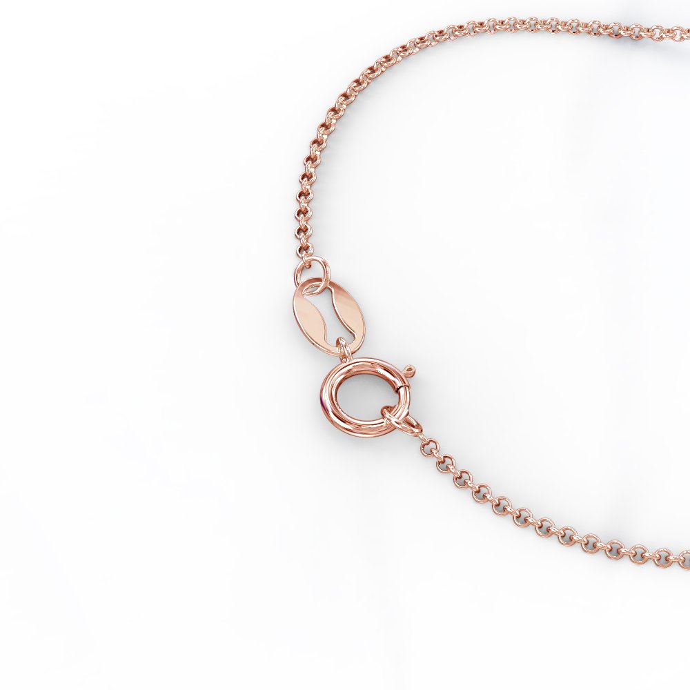 TSD 10K Yellow Gold Personalized Name Necklace with Diamond Accent by JEWLR*