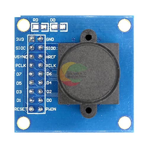 OV7670 300KP Camera Module Supports VGA CIF 640X480 Auto Exposure Control Display Compatible I2C Interface for Arduino