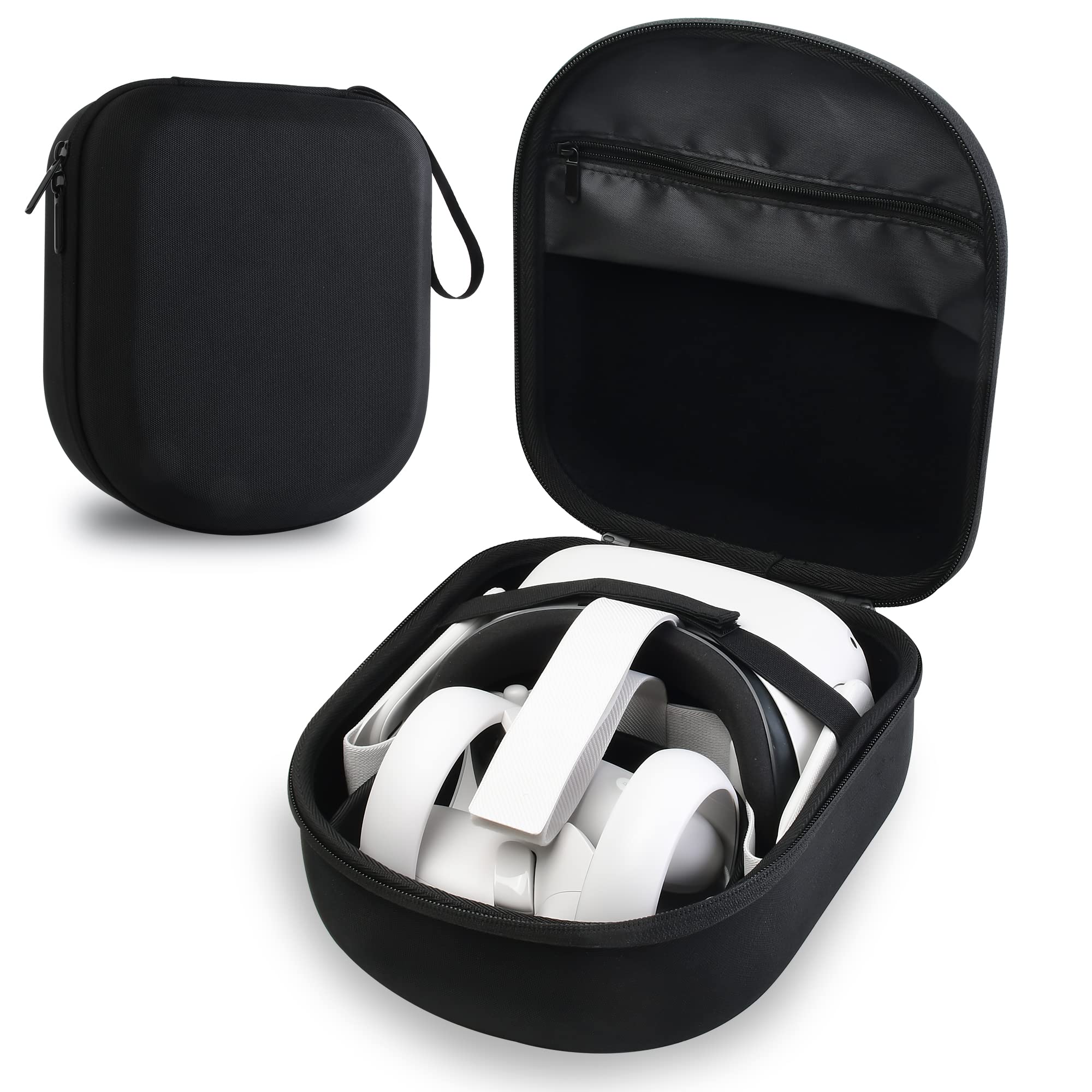 CyberSoldier Carrying Case for Oculus Quest 2, Durable Lightweight Portable Hard VR Case, Protective Carrying Case Compatible with Oculus Quest 2 Elite Strap Suitable for Travel & Home Storage.
