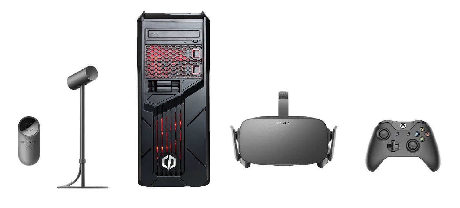 CYBERPOWERPC Gamer Ultra VR (AMD FX-4350 4.2 GHz, AMD Radeon RX 470 4GB, 8GB DDR3, 1TB) & Oculus Rift Virtual Reality Headset Bundle