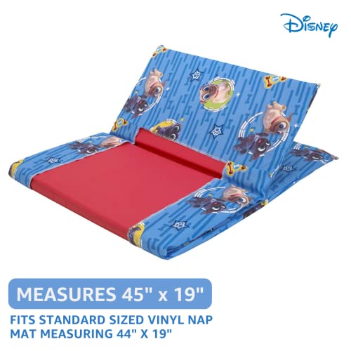 Disney Puppy Dog Pals - Blue, Grey, Yellow and Red Preschool Nap Pad Sheet