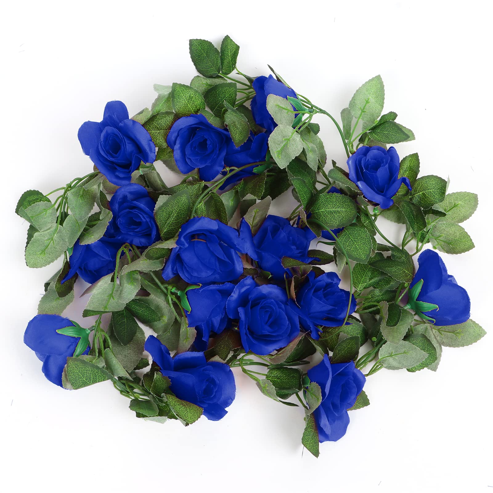 Yatong Artificial Flowers 2 Bundles Silk Rose with 18 Heads Flowers for Wedding Decoration Bridal Bouquets Home Garden Party