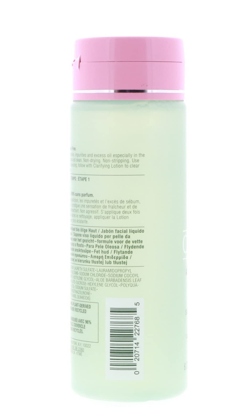 Clinique All about Clean Liquid Facial Soap Oily Skin, 6.7 Ounce