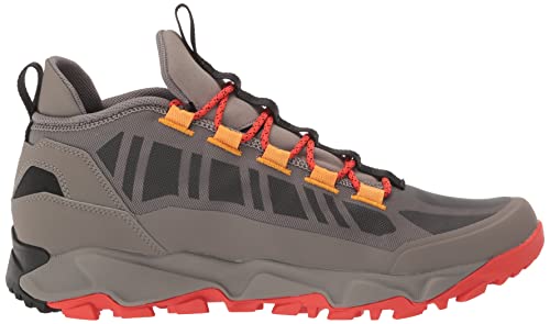 Columbia Men's Flow Borough Low Sneaker, Stratus/Mango, 10.5