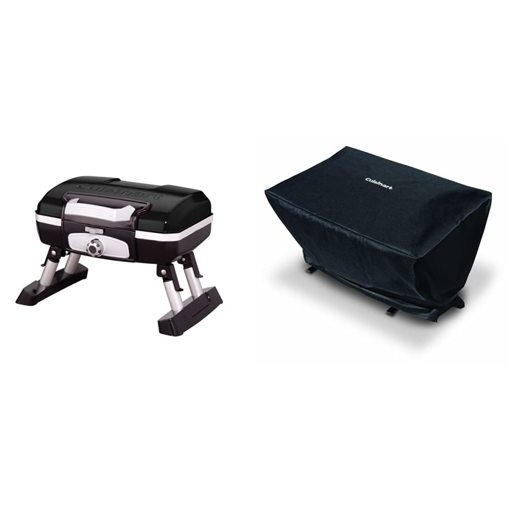 Cuisinart Portable Propane Gas Grill + Gas Grill Cover