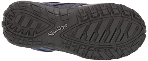 Columbia Unisex Child Redmond Waterproof Hiking Shoe, Bluebell/Pink Ice, 3 Big Kid US