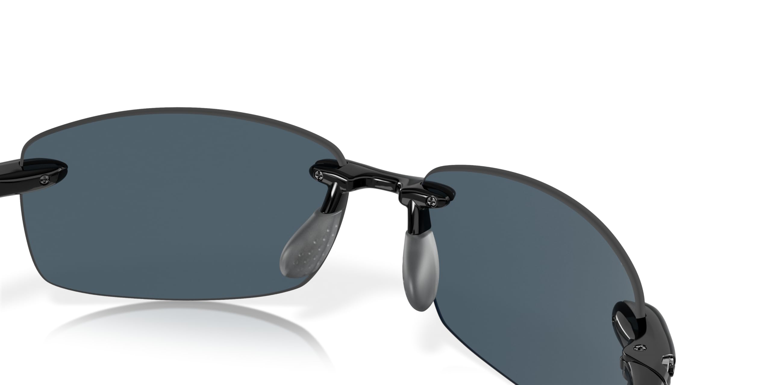 Costa Del Mar Unisex Sunglasses Shiny Black Frame, Gray Lenses, 60MM