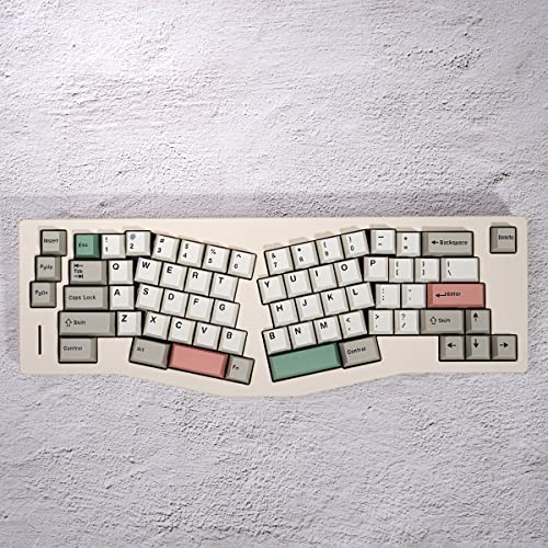 Sumgsn 192 Keys Double Shot 9009 Keycaps Cherry Profile with 7u Spacebar Fit for 61/64/87/104/108 Cherry Mx Switches ANSI ISO Mechanical Keyboard