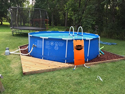 Grandma's Child Saver - Expert Pool Safety - Pool Ladder Guard - Child Protector - Prevent Drowning, Orange
