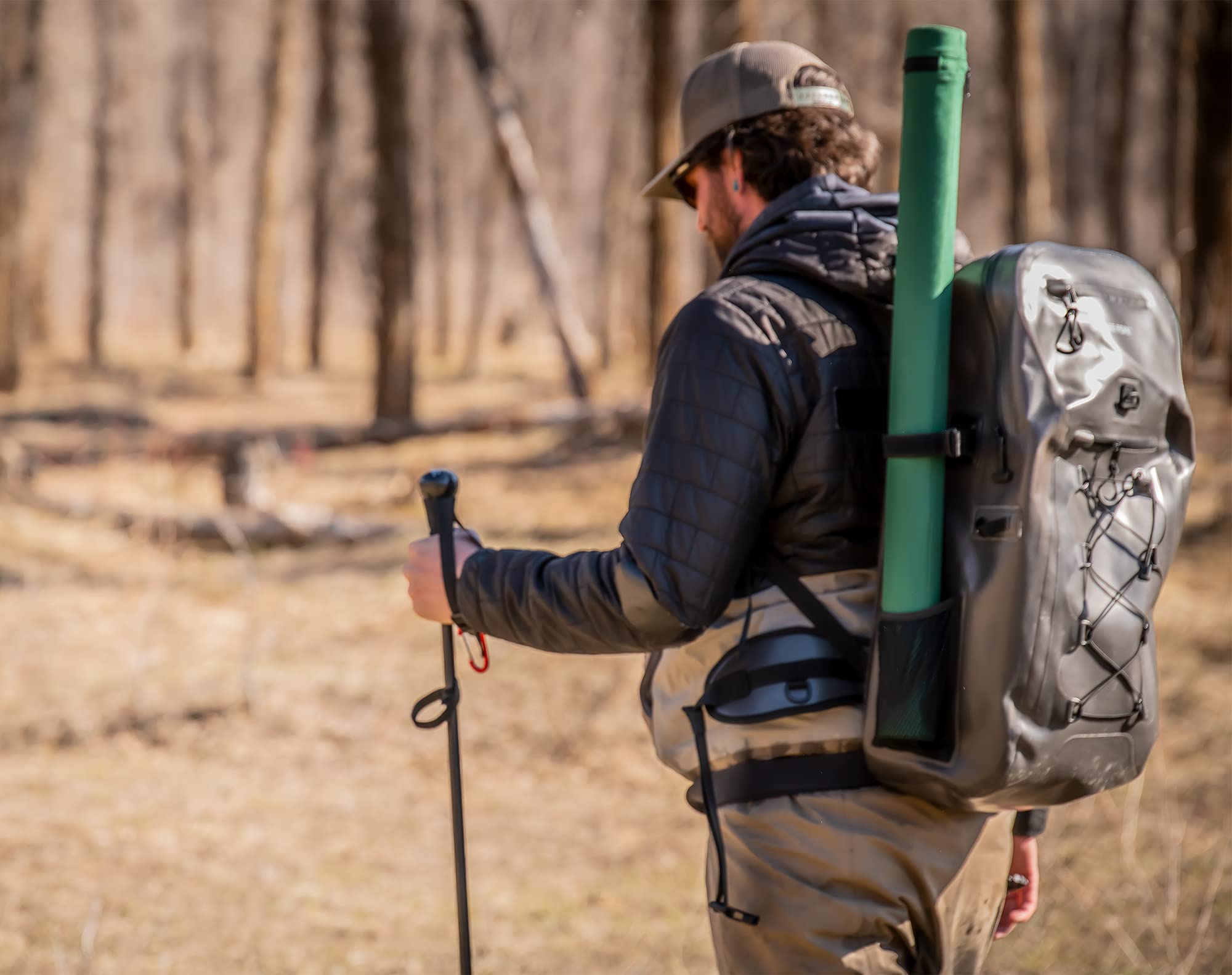 COLDWATER FLY FISHING - Wading Staff - 54” Extended, 15” Collapsed - Quality Durable Fishing Gear for Fast Moving Water Rivers and Streams