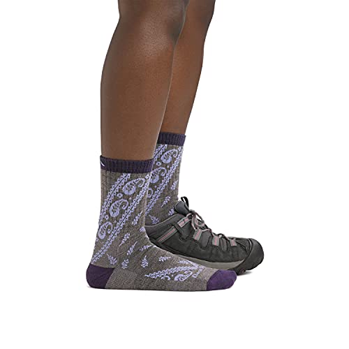 Darn Tough Vermont (Style 1979 Women's Janis Hike/Trek Sock - Gray, Small