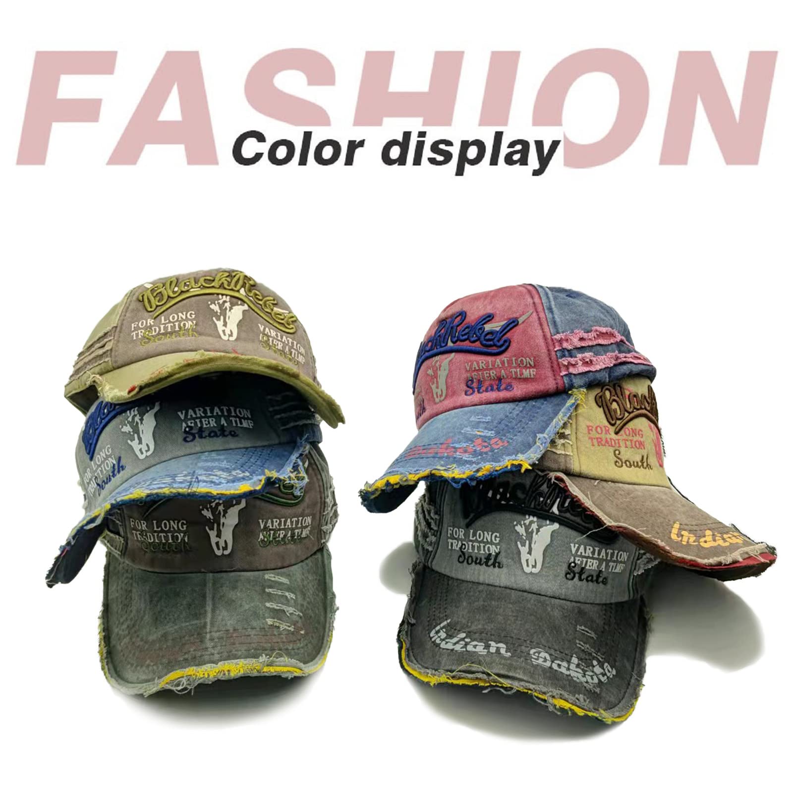 Embroidered Cotton Baseball Cap Unisex Vintage Classic Dad Hat Soft Snapback Sunhat Outdoor Activities for Men Women Kids Brown