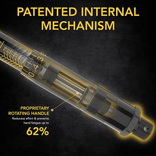 LEXIVON 3/8-Inch Drive Click Torque Wrench 10~80 Ft-Lb/13.6~108.5 Nm (LX-182)