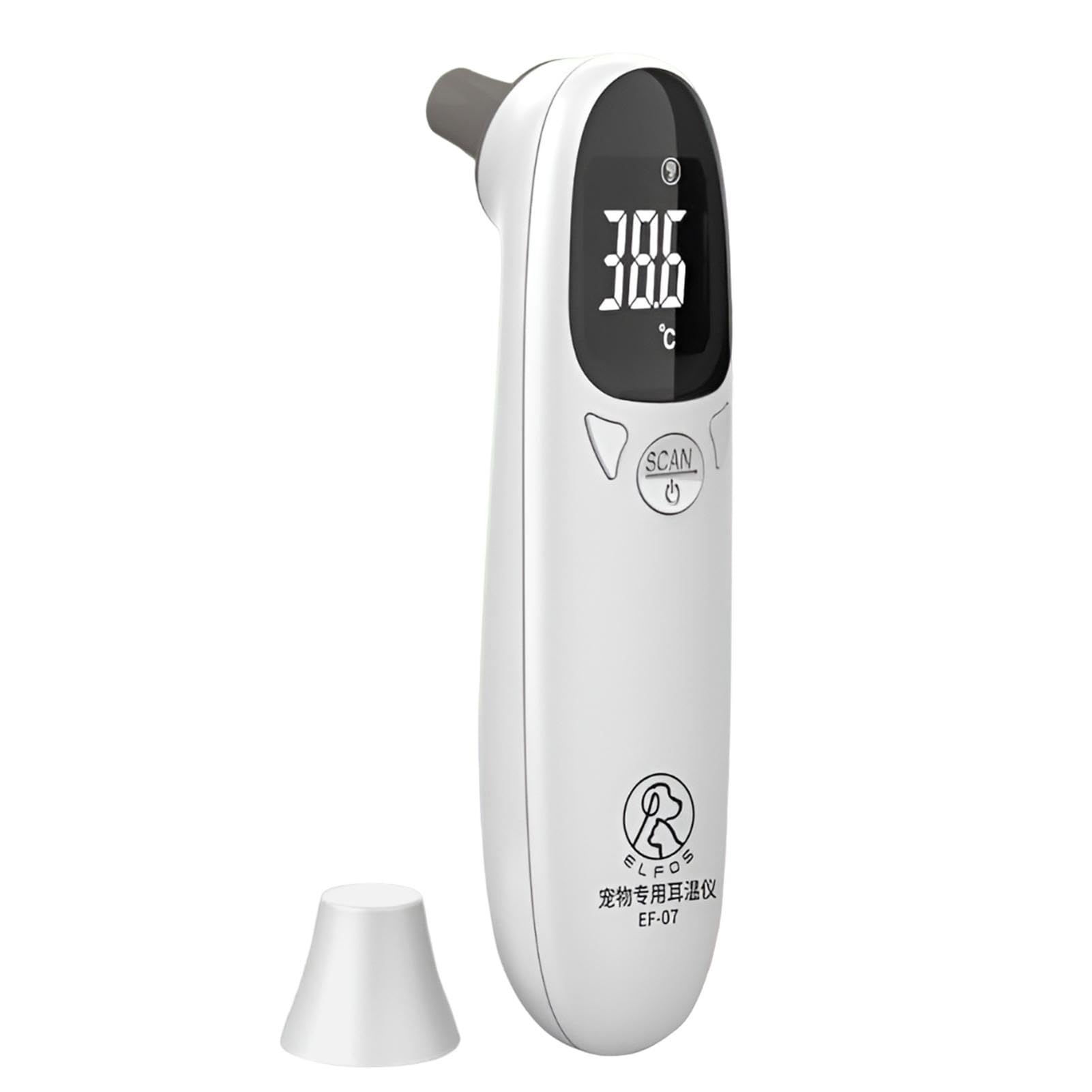 Generic Dog Ear Thermometers | Dog Tech Supplies | Accurate Fever Detection Device for Pet, Pet Supplies Veterinary Thermometers High Precision Double Mode Design, Cows Dog Ear Thermometers for Pigs