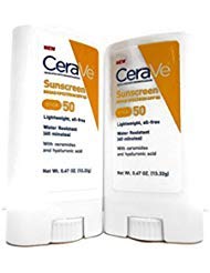 CeraVe SPF 50 Sunscreen Sticks, (set of 2)