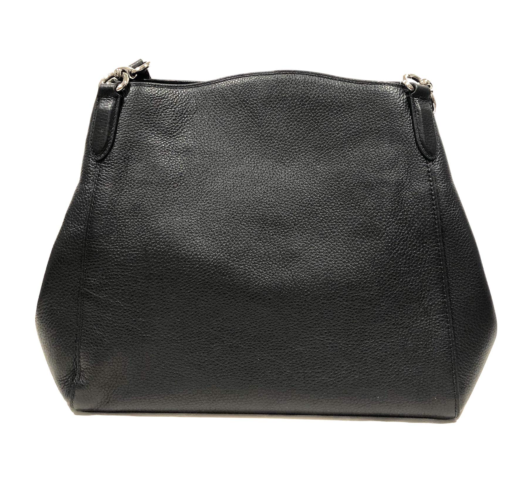 Coach Pebble Leather Shoulder Bag Taupe