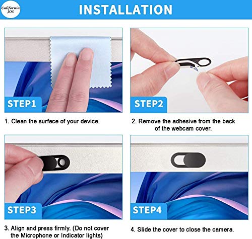 Laptop Camera Cover Slide, 8Pack Webcam Cover, Phone Camera Cover, Ultra-Thin Computer Camera Cover Slide - Fits Most Laptop, Desktop, PC, Tablet, Smartphone to Protect Your Privacy and Security