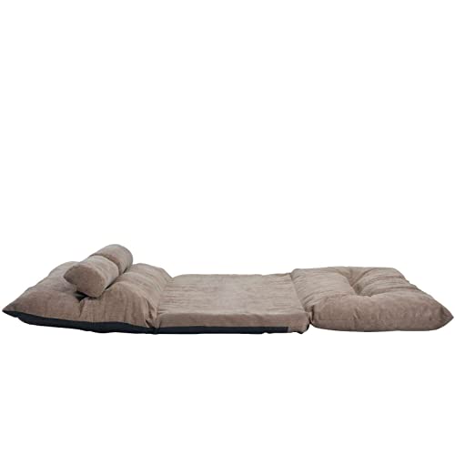 SDQF Sofa Bed Adjustable w/Two Pillows Sofa Sofa Bed Sofas for Living Room Living Room Furniture Floor Sofa Furniture for Living Room Sofa Bed Couch Fold Out Couch Bed