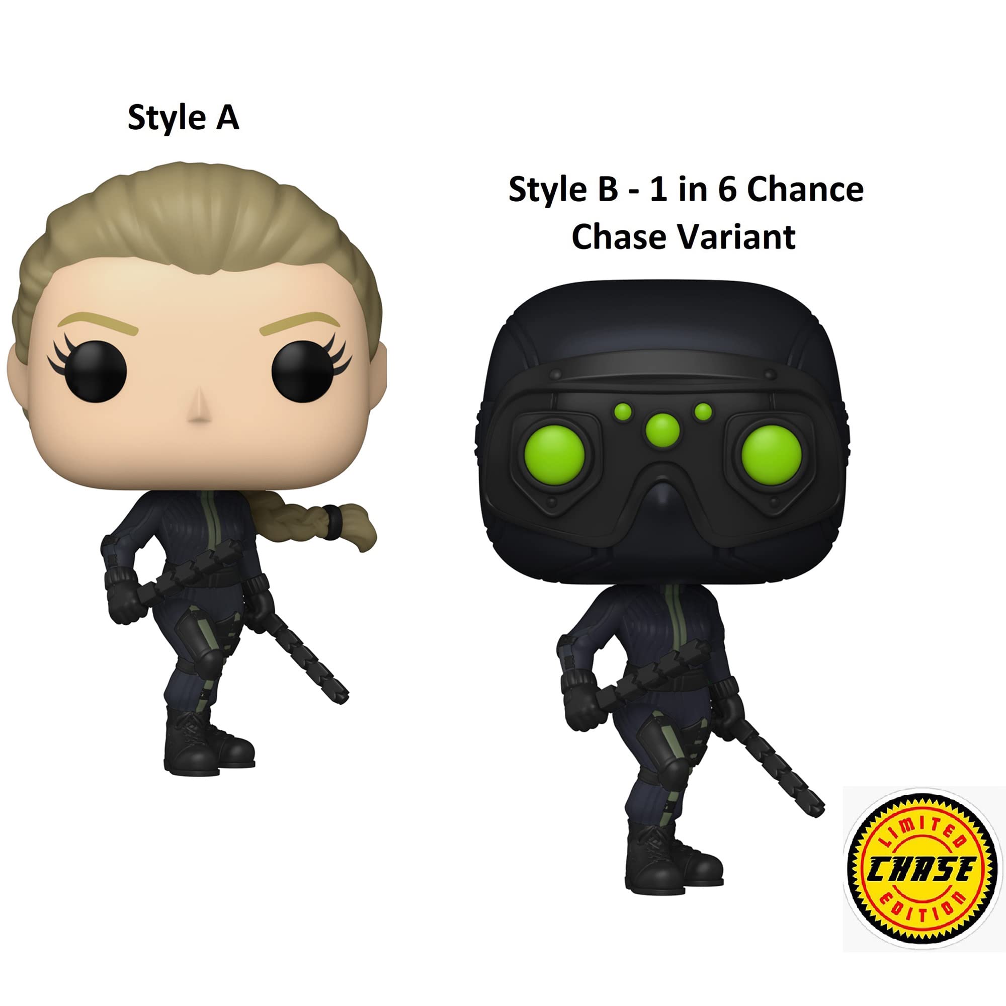 Funko Pop! TV: Marvel - Hawkeye Collectors Set - 4 Figure Set Includes: Hawkeye, Kate Bishop with Lucky The Pizza Dog, Maya Lopez, and Yelena (with Possible Chase Variant)