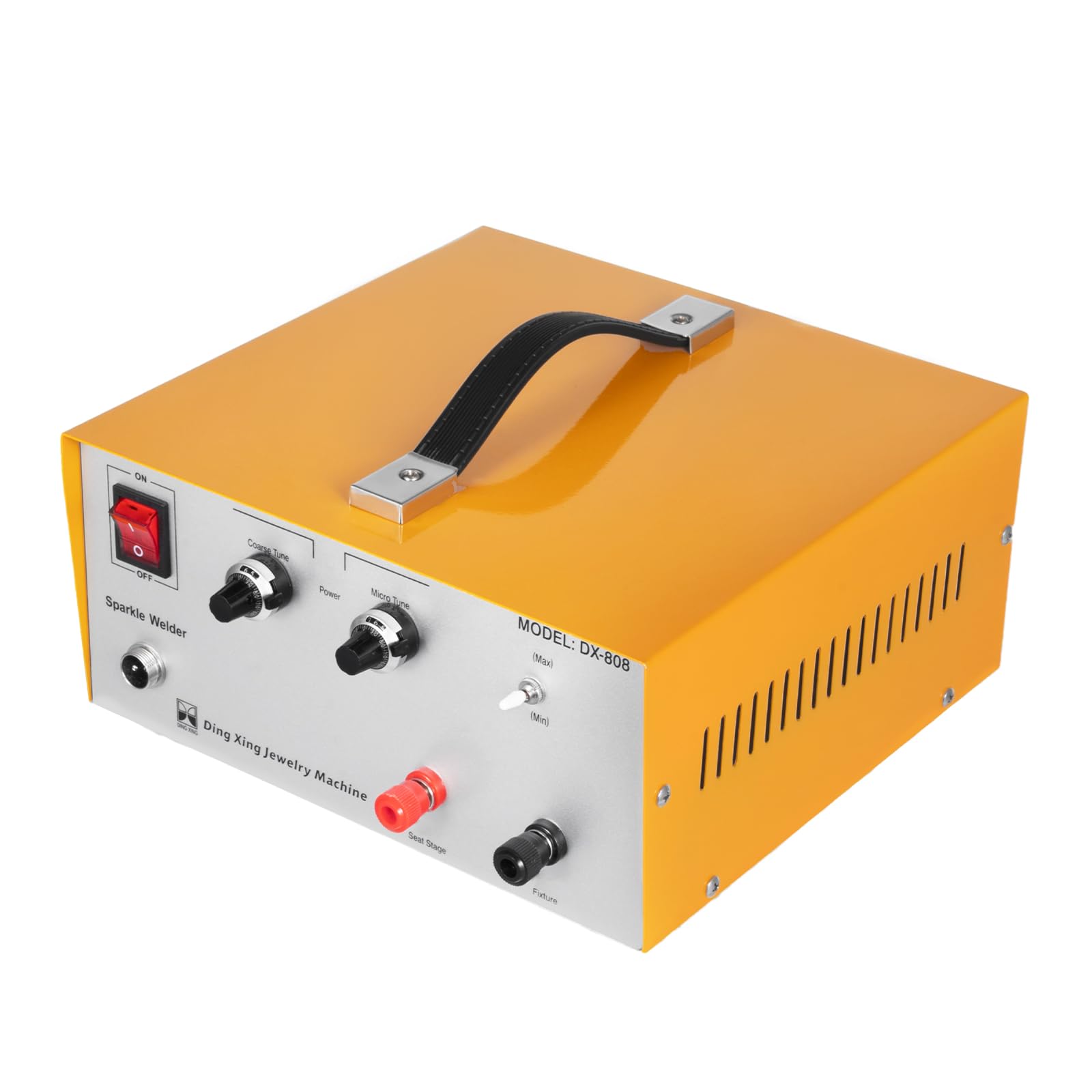 Gdrasuya10 600W 80A Pulse Spot Welder Jewelry Spot Welding Machine with Foot Pedal Control, Spot Welder Welding Machine Gold Silver Jewelry Spot Fast Welding Tool Earring Welding Machine