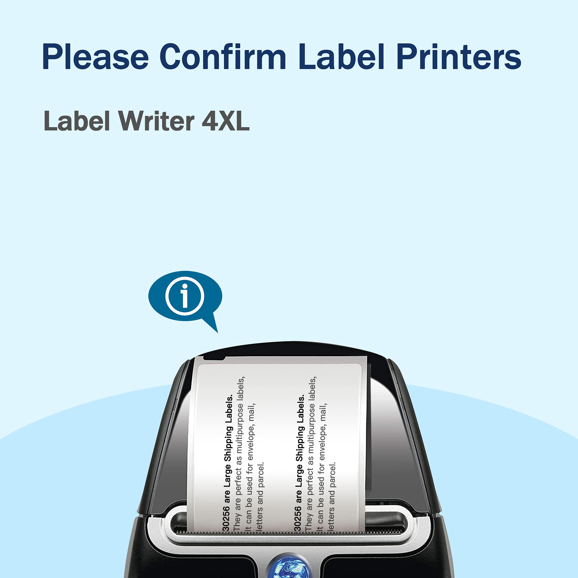Compatible Shipping Label for DYMO 1744907(4" x 6") to use with LabelWriter 4XL Printer(10 Rolls, 220 Labels Per Roll, Strong Permanent Adhesive) 1