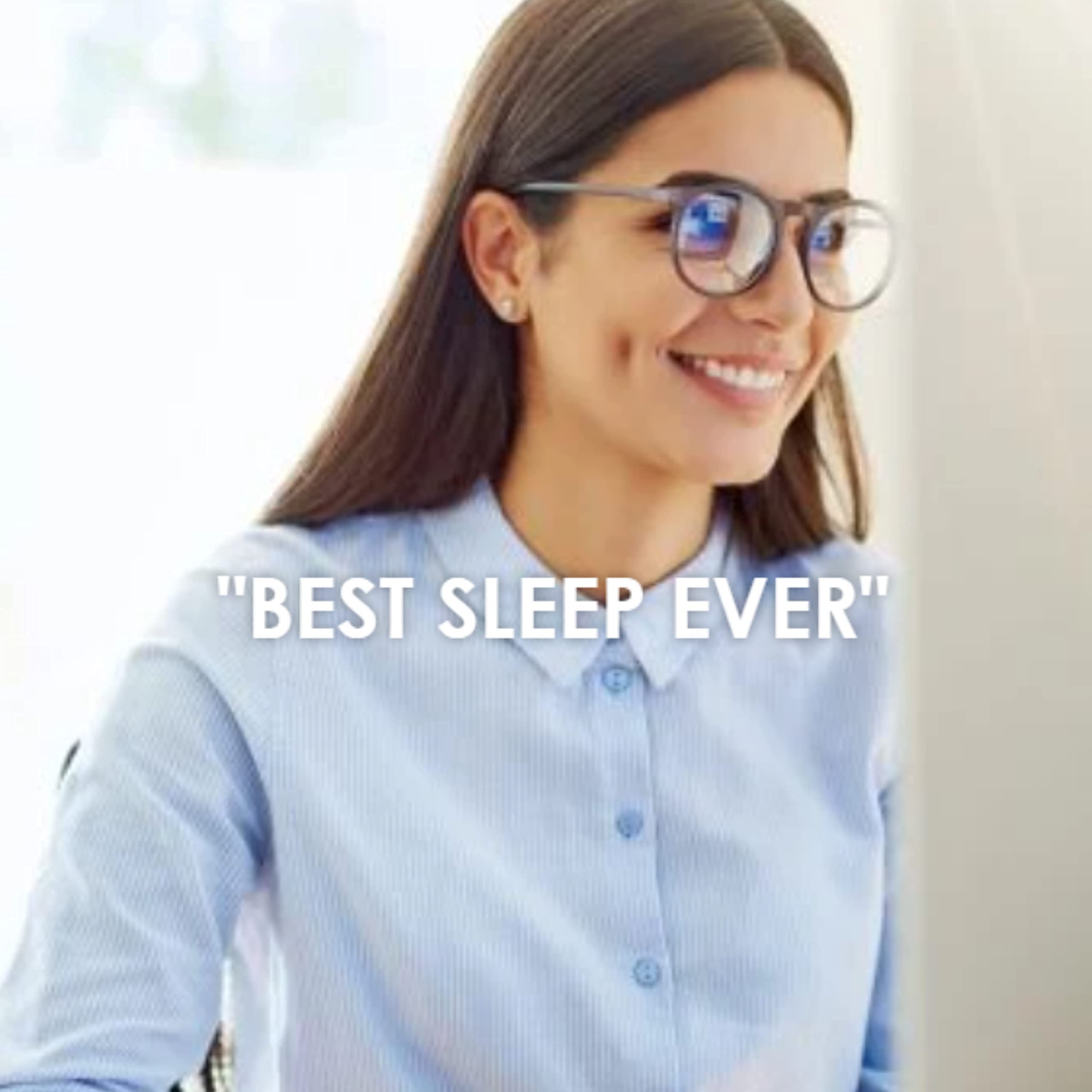 Clear Pink - Womens Blue Light Blocking Glasses - for Women - Bluelight - Sleep Better - UV Protection