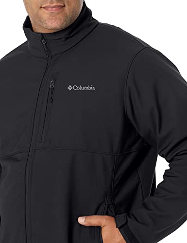 Columbia Men's Ascender Softshell Jacket, Black, 3X Big