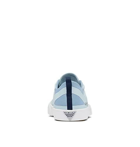 Columbia Women's Bonehead PFG Boat Shoe, Mountain Mist/Collegiate Navy, 8.5
