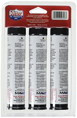 Lucas Oil Red N Tacky Grease/10x1(3x3oz)