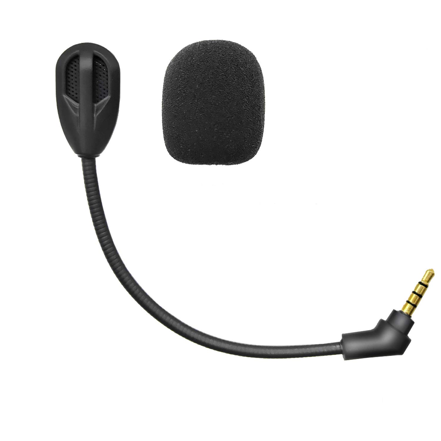Detachable Mic Compatible for Kingston HyperX Cloud Flight/Flight S Gaming Headsets,3.5mm Jack Noise Cancelling Replacement Headphone Mic