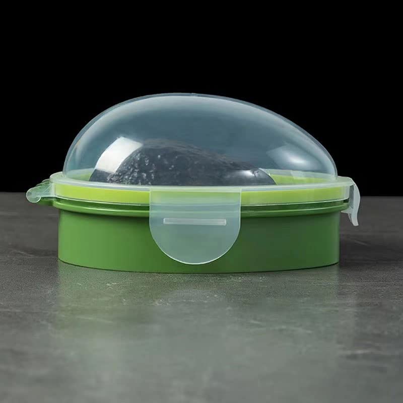 CAUME Bread Box for Kitchen Mini Bread Box Storage Box For Kitchen Countertop,plastic Bread Bin With Transparent Lid For Bread, Cake,Fruit -green Farmhouse Bread Box