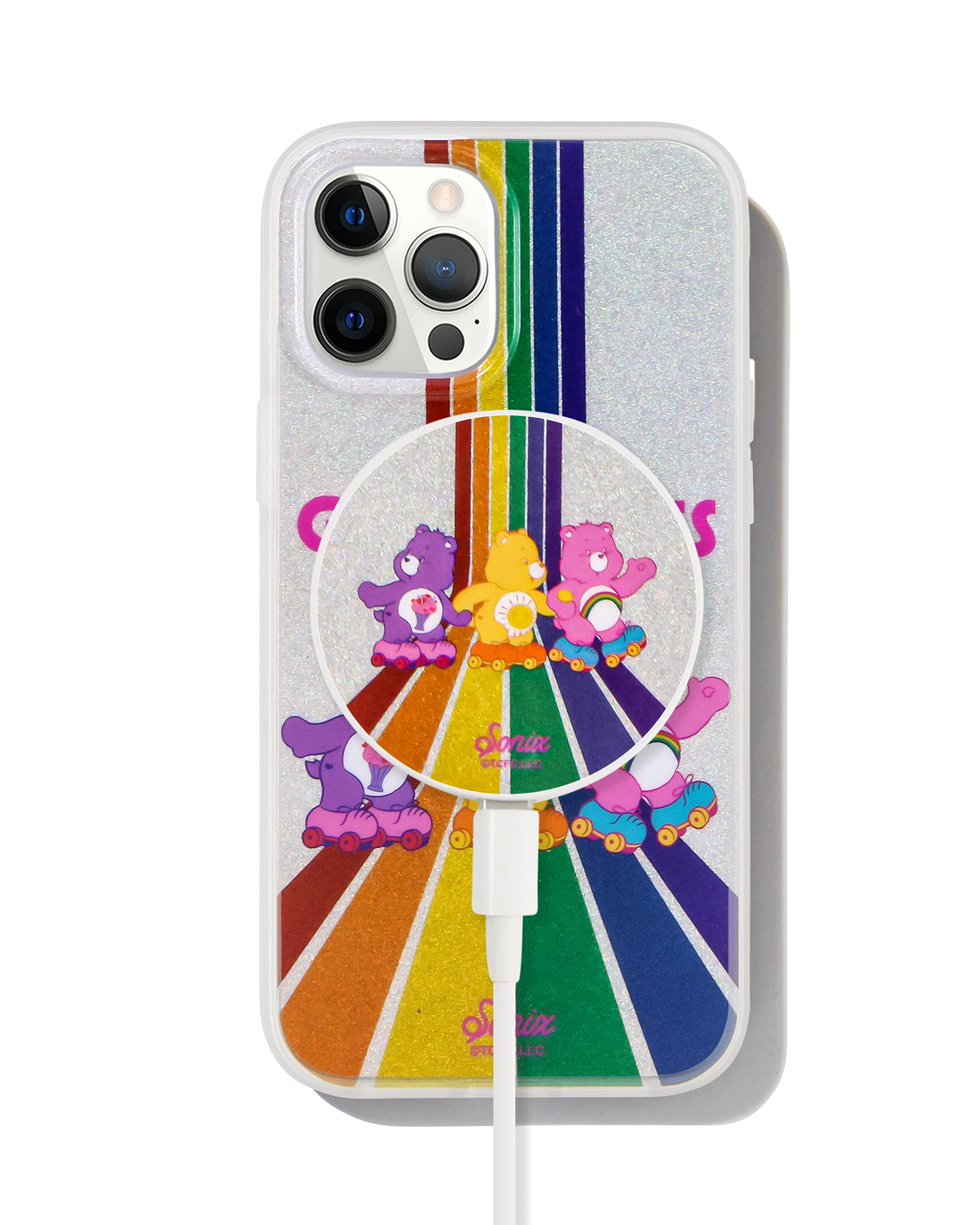 Sonix x Care Bears Case for iPhone 12 Pro Max Featuring Built in Self-Aligning Compatibility with MagSafe Charging [10ft Drop Tested] Protective Good Vibes Rainbow Case for Apple iPhone 12 Pro Max