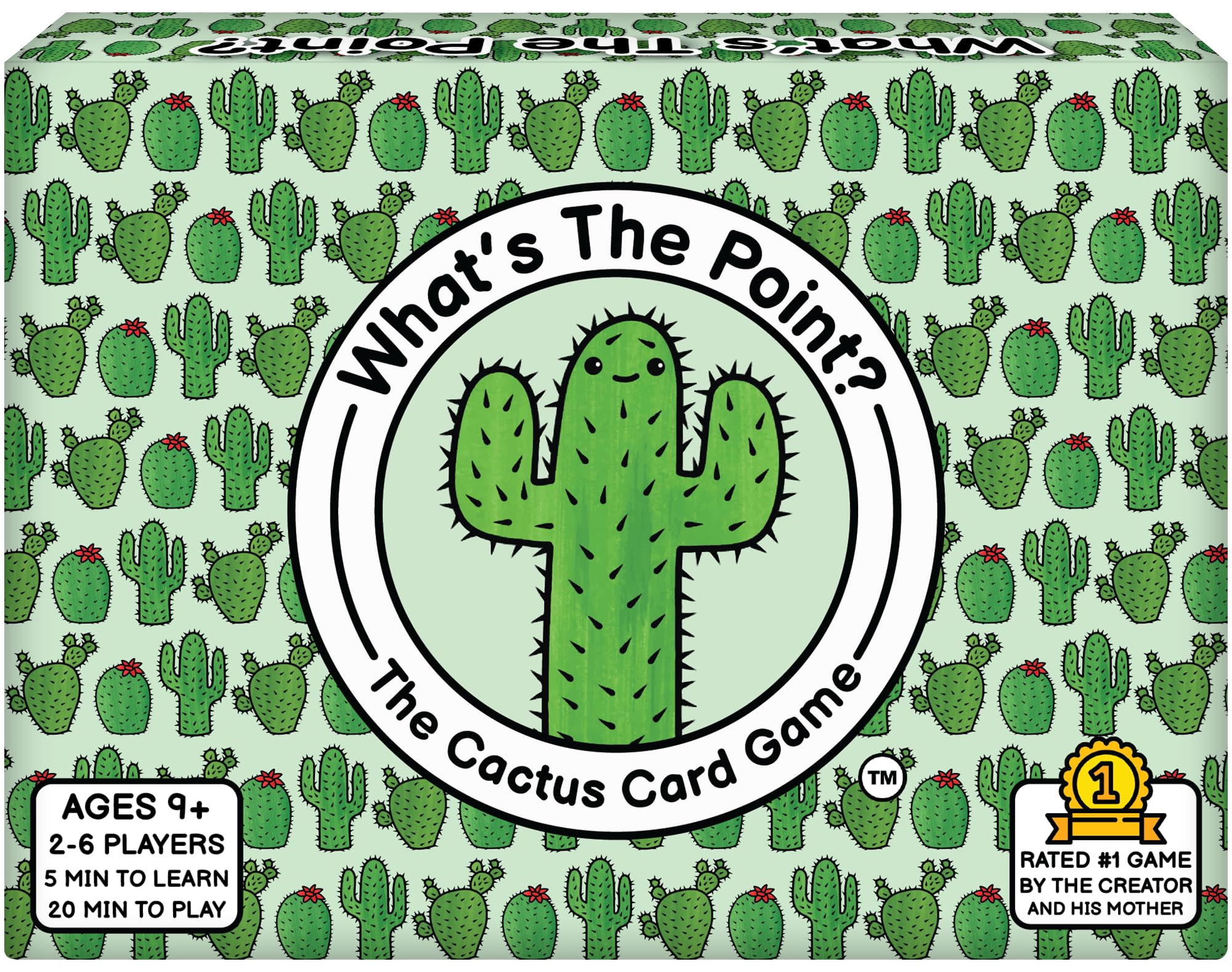 What's The Point? The Cactus Card Game - Fun Card Games for Families, Perfect Games for Family Game Night, Best Family Card Games