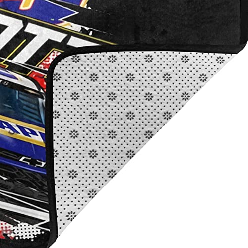 Chase Elliott 9 Luxury Rug for Bedroom Living Room, Area Rubber Backing Non Slip Mat