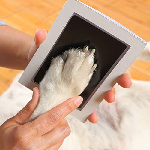 Green Pollywog - Extra-Large Clean Touch Inkless Ink Pad for Pets | Pawprints for Dogs & Cats Non-Toxic | Paw Print Stamp Kit | Dog Paw Print Kit | Cat Footprint Keepsake (2-Pack)