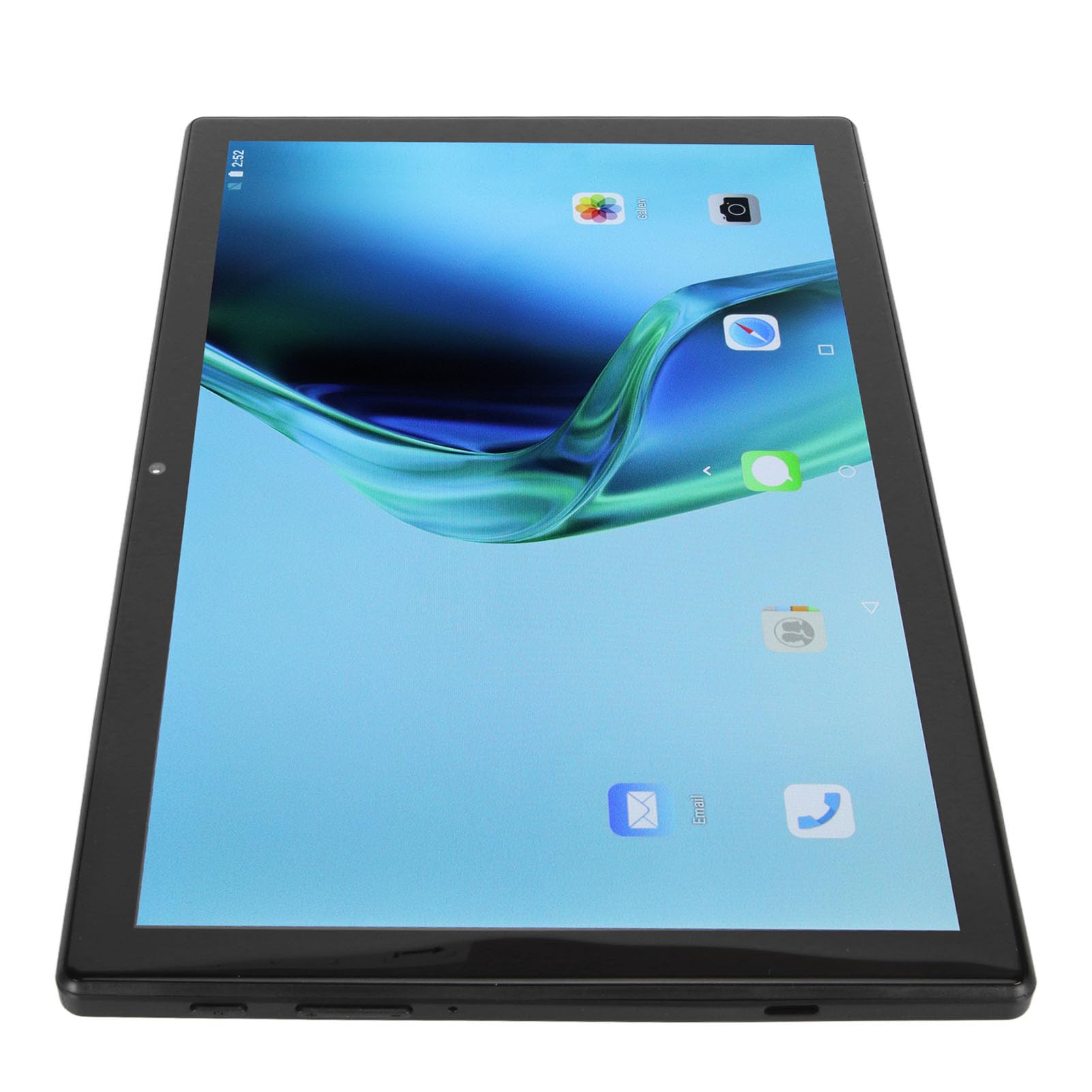DAUERHAFT 10.1in Tablet, Octa Core Tablet PC Front 8MP Rear 13MP 8GB RAM 128GB ROM for Entertainment (Black)