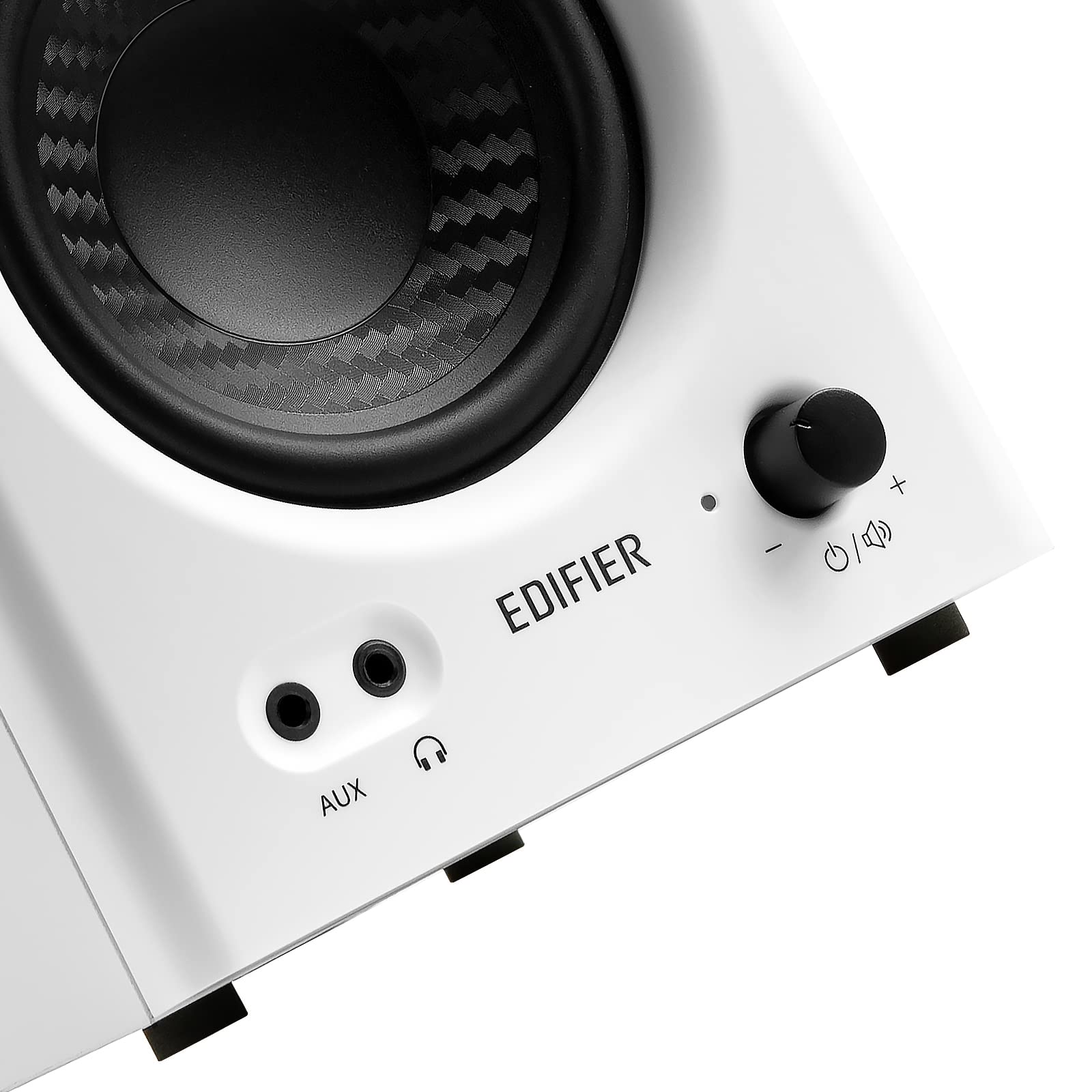 Edifier MR4 Powered Studio Monitor Speakers, 4" Active Near-Field Monitor Speaker - White (Pair)