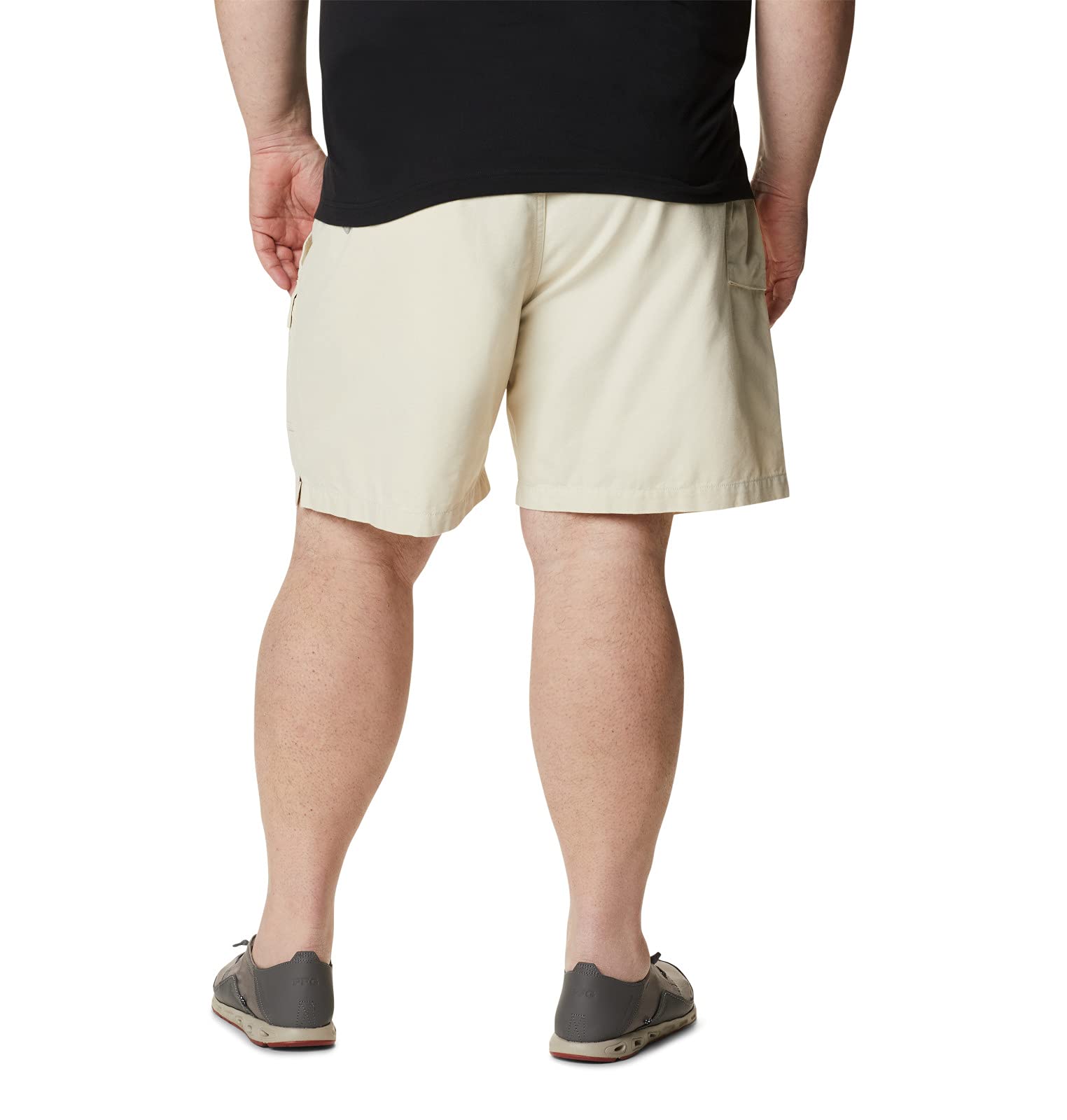 Columbia Men's Brewha II Short, UPF 50 Sun Protection, Fast Drying Stone