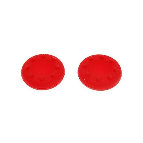 OSTENT 6 x Analog Joystick Button Pad Protector Case for Microsoft Xbox One Controller - Color Red