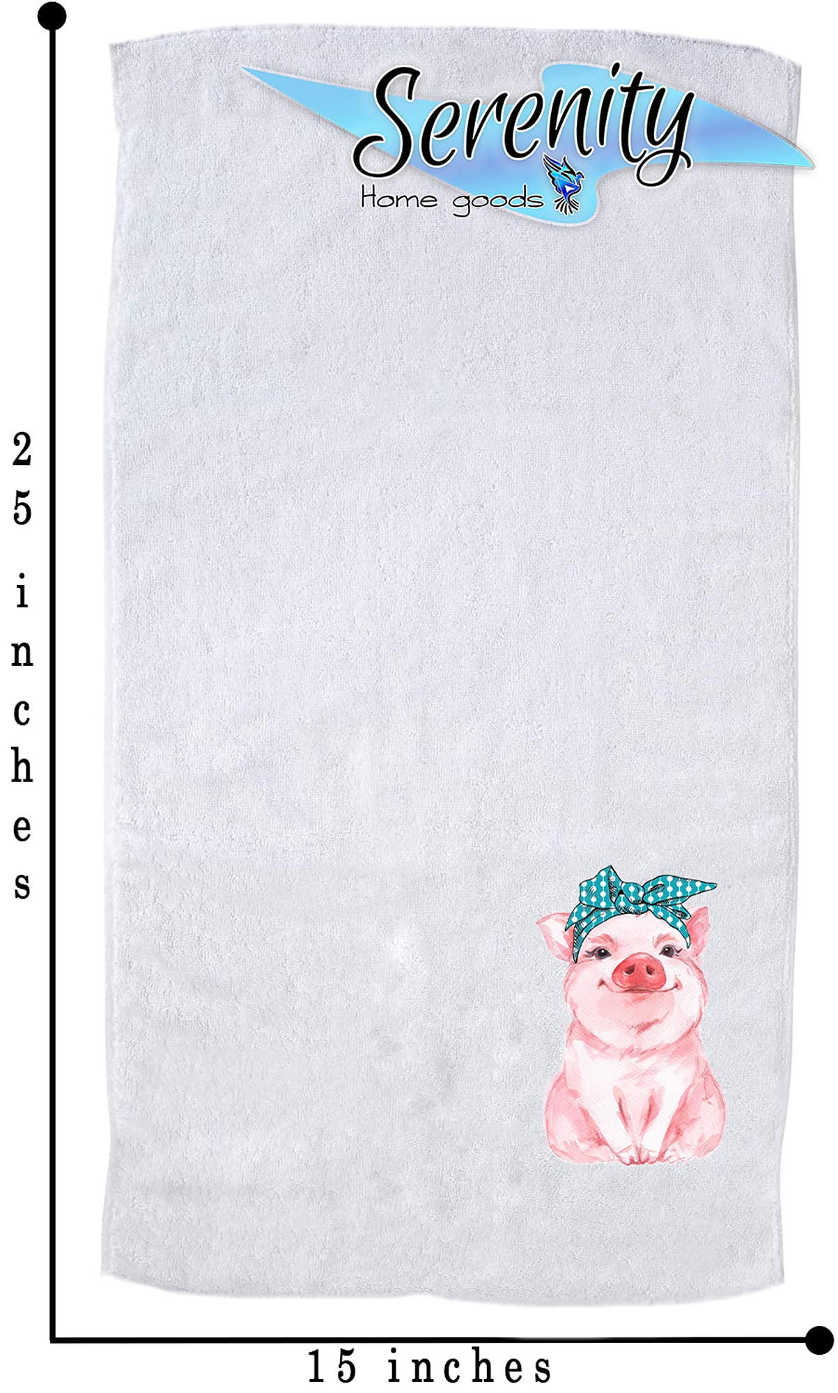Decorative Kitchen and Bath Hand Towels | Rustic Tea Rag | Spring Summer Fall Winter Decor | White Towel Home Holiday Decorations | XMAS Wedding Gift