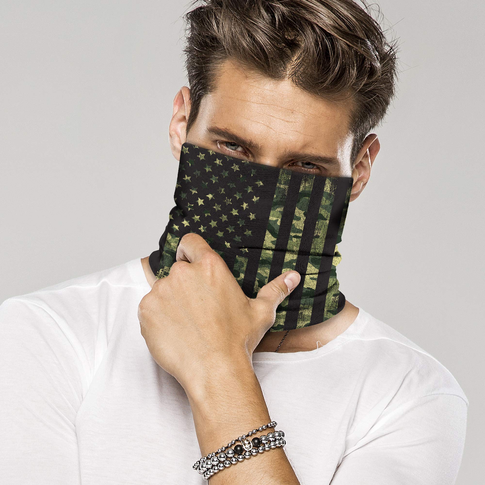 Controller Gear Neck Gaiter Face Mask Scarf - Sun, Dust, Sport Bandanas for Fishing Hiking Cycling Motorcycling Running - Not Machine Specific