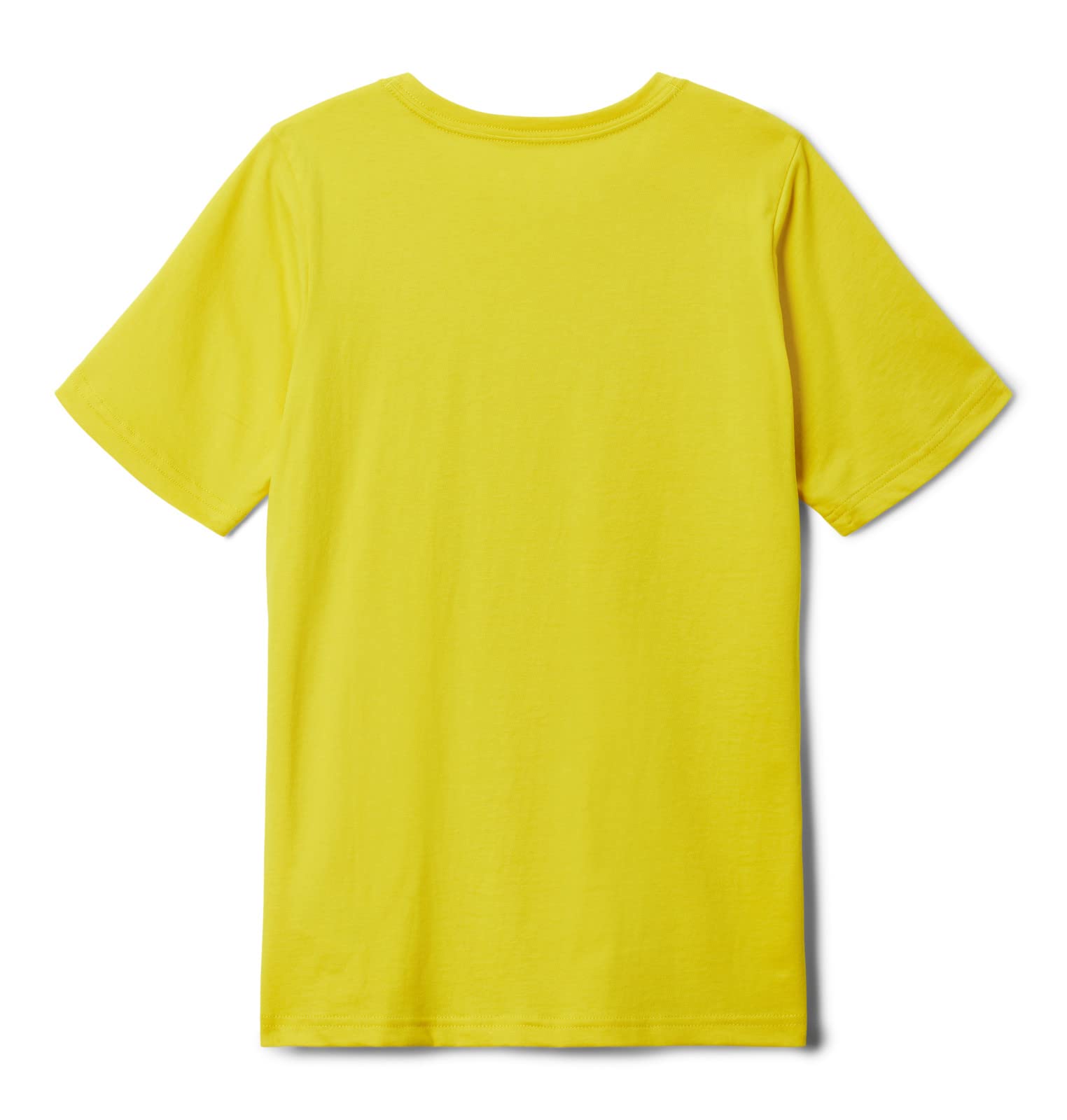 Columbia Youth Boys Basin Ridge Short Sleeve Graphic Tee, Laser Lemon/CSC Branded, Large