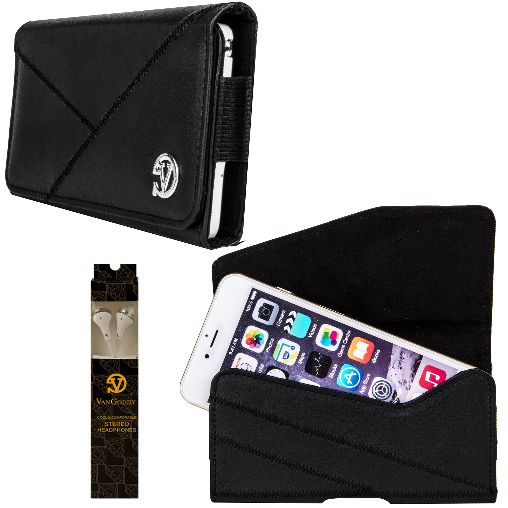 Cell Phone Case for Samsung Galaxy Note Series, S10e, S10, S10 Plus, A10e, Xcover 4s, M40, A40, A20e, Smartphones up to 6.25 inch and Headphone with Mic