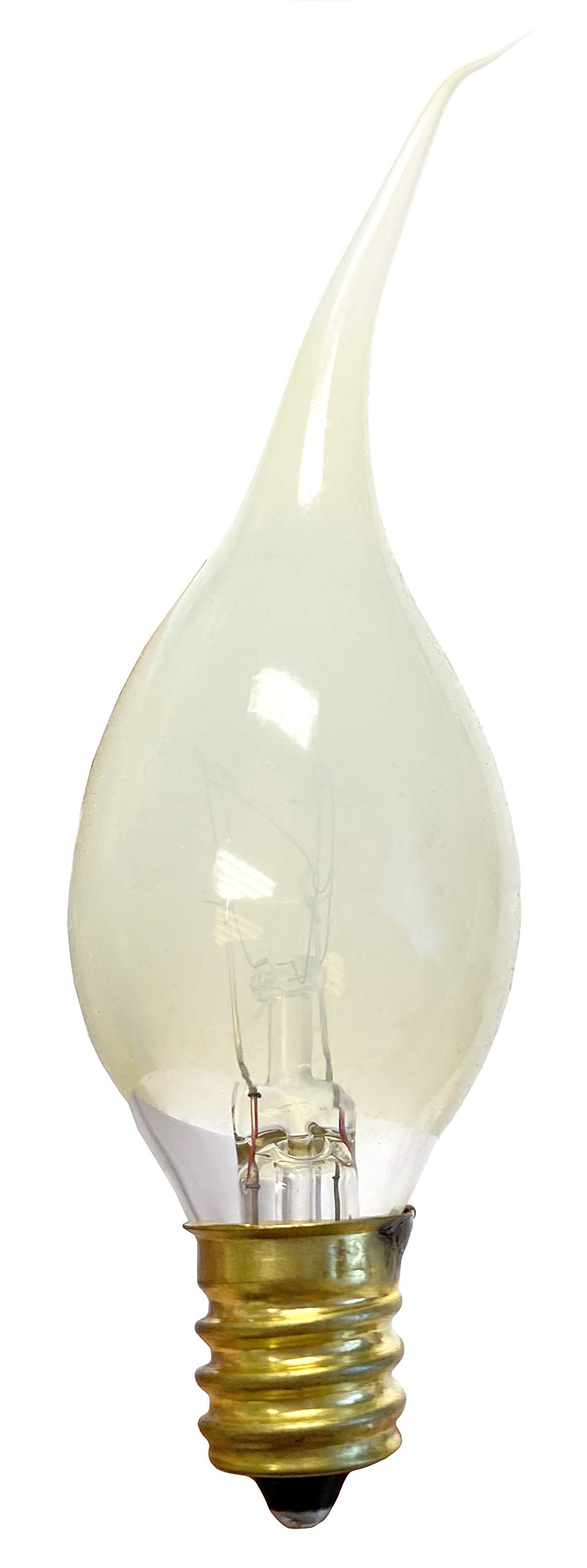 Country Style Silicone Dipped Candle Light Bulbs (Pkg of 10 Bulbs) ~ 7 Watt