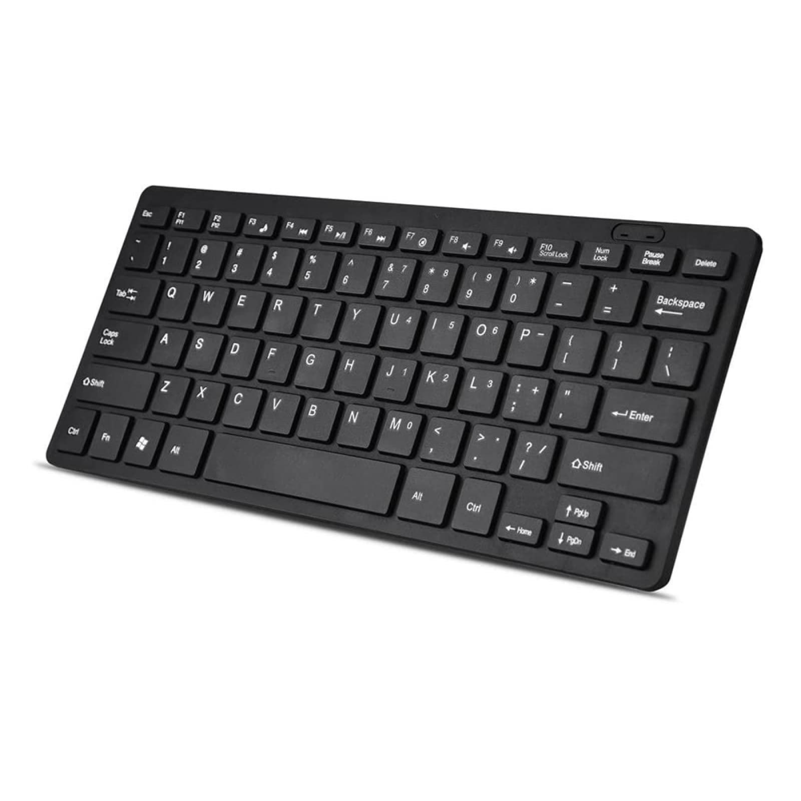 Gaming Keyboard, Wired Ultra-Thin Ergonomic Computer Keyboard, USB keypad, 78 Keys, Suitable for Desktop/Laptop/PC/Game Players, Plug and Play and Waterproof