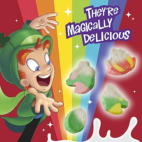 Lucky Charms Gluten Free Cereal with Marshmallows, Kids Breakfast Cereal with Whole Grain Oats, 10.5 OZ