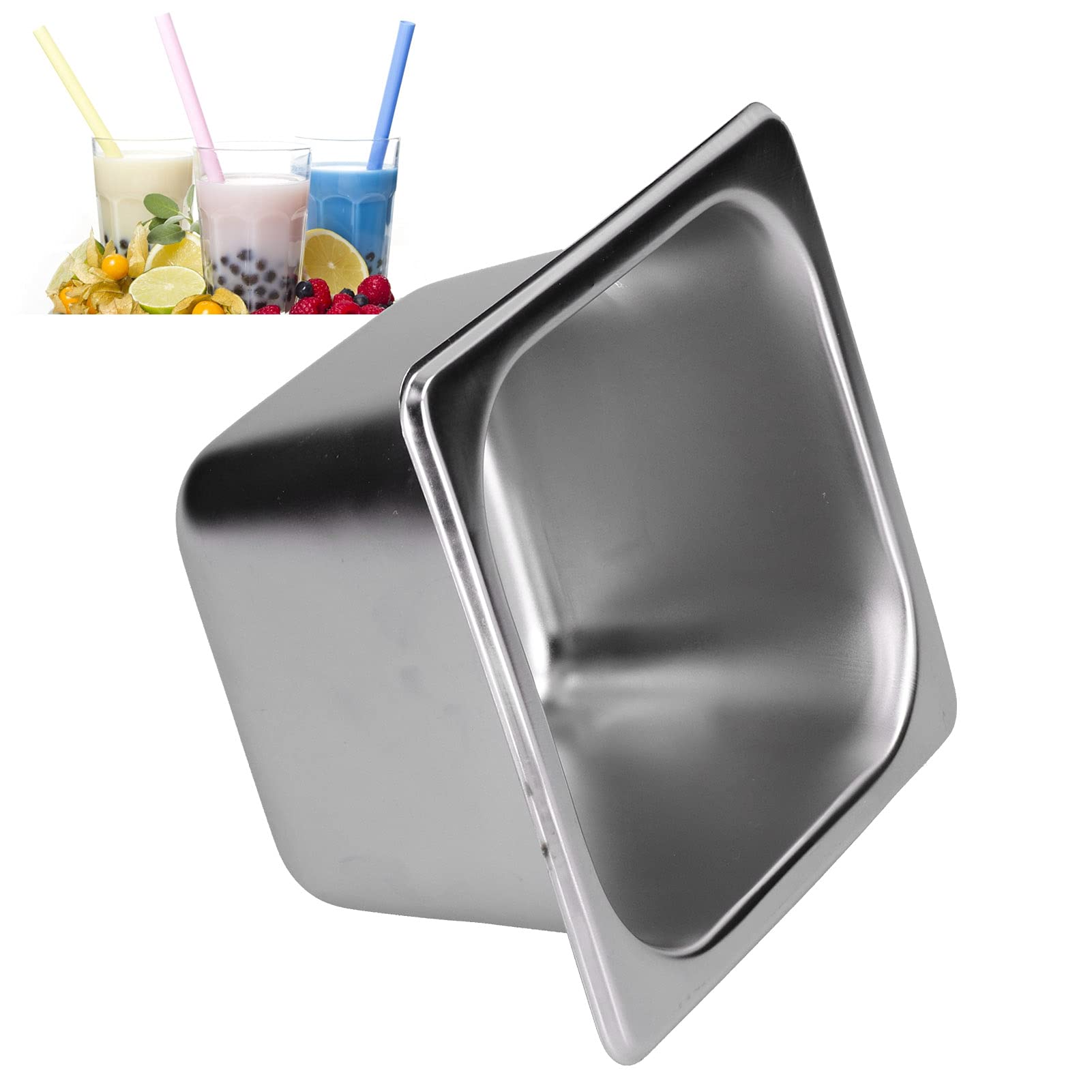 Crazy Sales Stainless Steel Buffet Server, Stainless Steel Basin Easy to Hold for Home Canteen Meal Hotels Kitchens