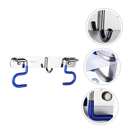 GLSTOY 1pc Broom Holder Broom Wall Mount Shelves for Storage Wall Mounted Mop Hanger Wall Mount Tool Organizer Broom Mop Organizer Garage Broom Holder Wall Hanging Hooks Mop Broom Holder