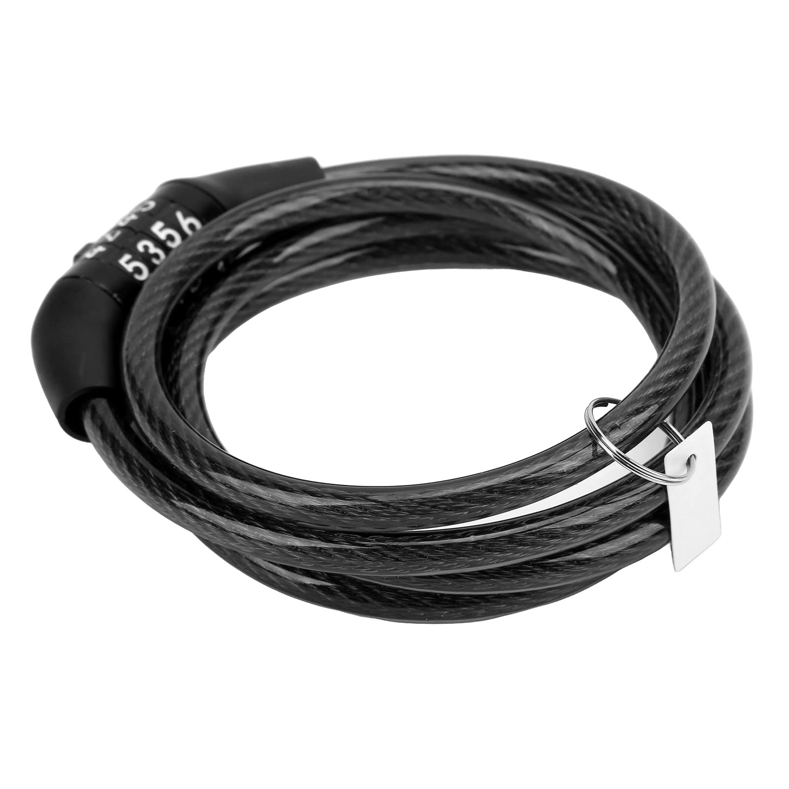 Combination lock for bicycles, accessories steel cable with high level of security for bicycles