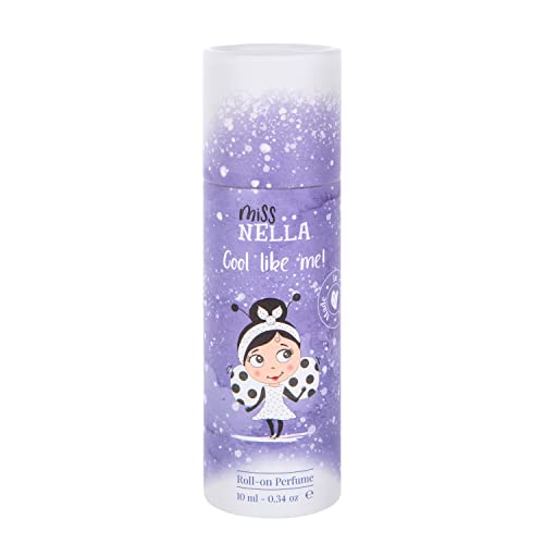 MISS NELLA Kids Perfume Cool Like Me Roll On Perfume for Children with Fresh Fragrance Safe & Natural Boys & Girls Perfume Oil with Roll-On Applicator 10ML
